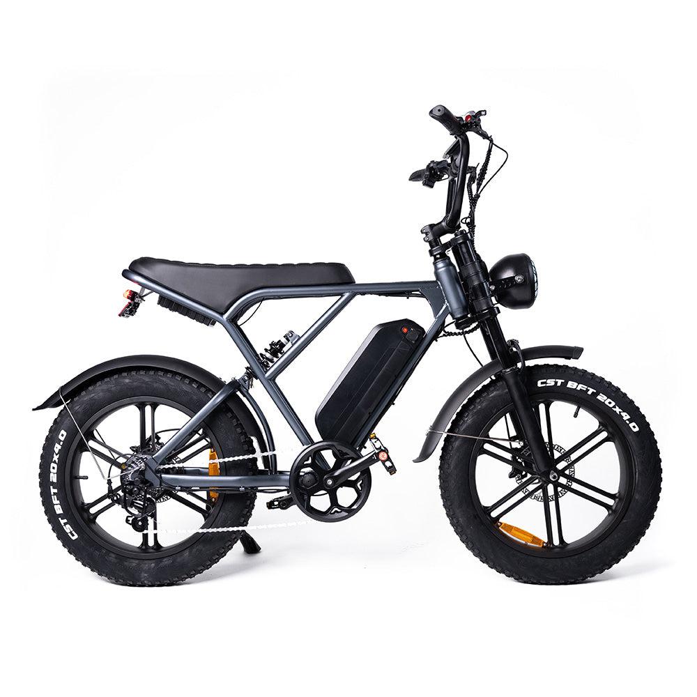 OUXI H9 Fatbike | Extra Vering | Spacegrijs | Inclusief Garantie | 250W | Trapondersteuning ...